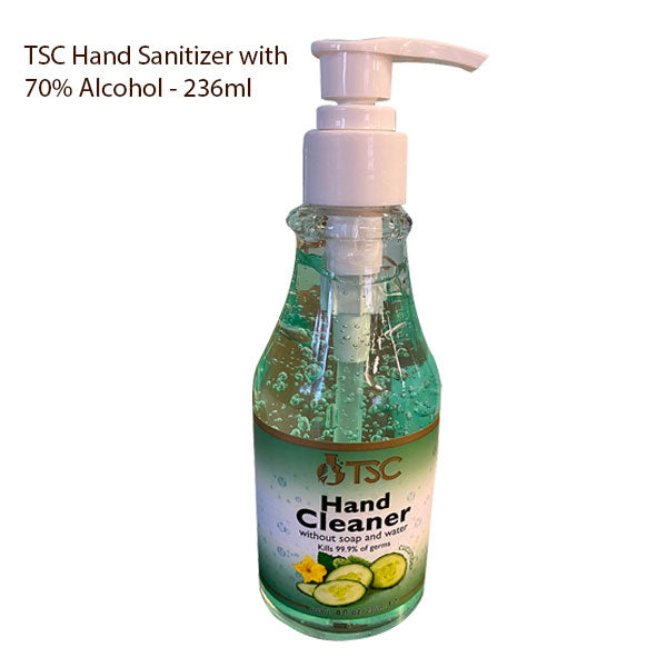 TSC Hand Sanitizer with 70% Alcohol - 236ml – Beauty Gallery